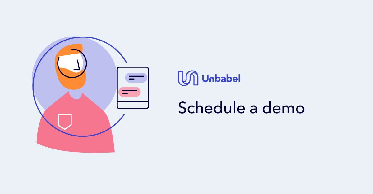 Request a demo - Unbabel